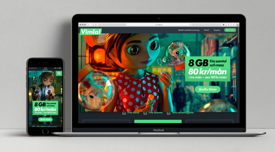 Vimla – Det märks när du ringer med Vimla! - New Normal